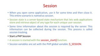 WD - Unit - 5 - Session and State Management using PHP | PDF