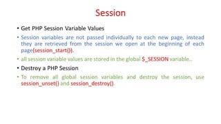 WD - Unit - 5 - Session and State Management using PHP | PDF