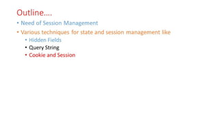 WD - Unit - 5 - Session and State Management using PHP | PDF