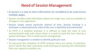 WD - Unit - 5 - Session and State Management using PHP | PDF