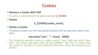 WD - Unit - 5 - Session and State Management using PHP | PDF