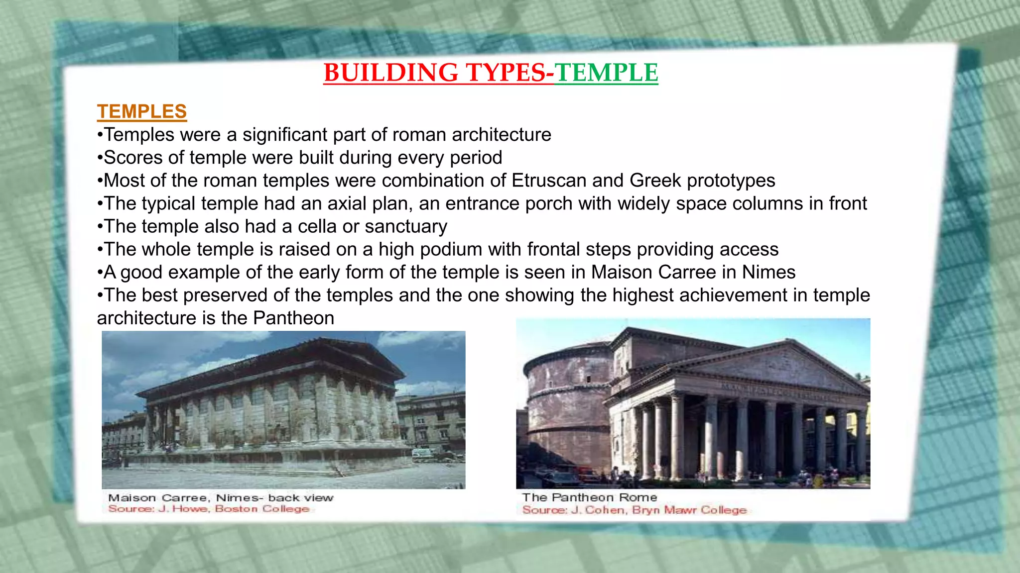ROMAN ARCHITECTURE | PPT