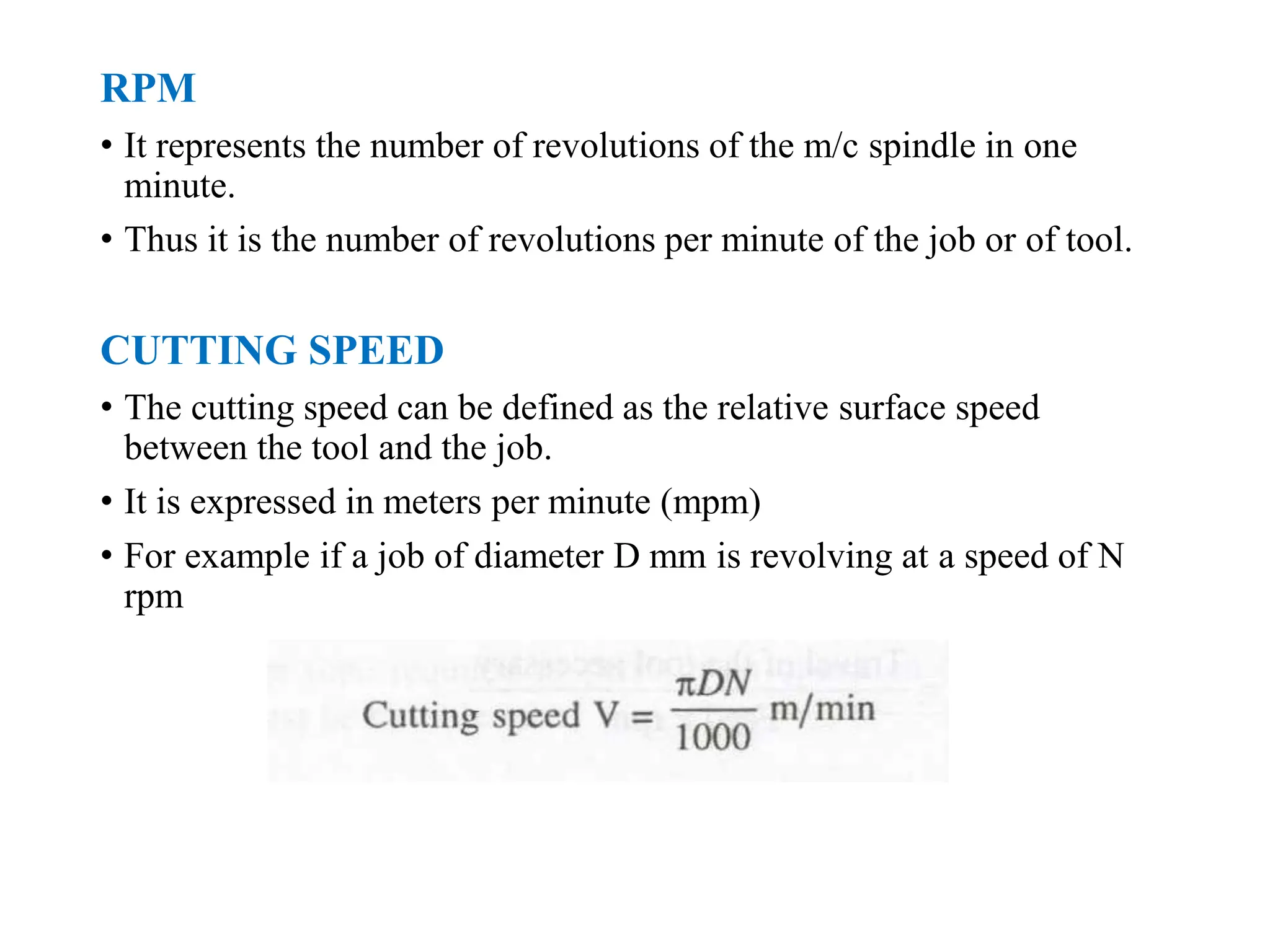 MACHINING TIME CALCULATION | PPTX