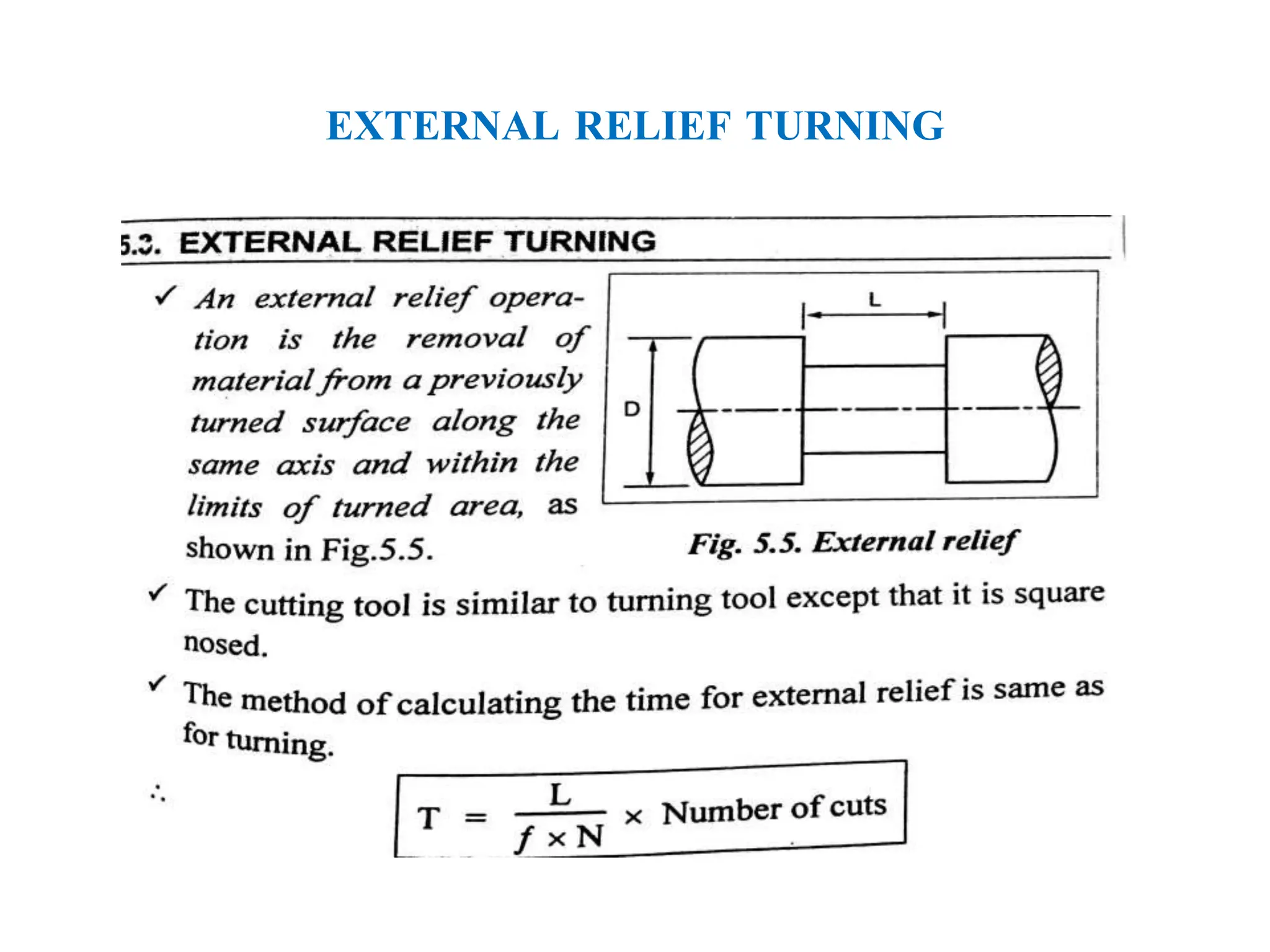 MACHINING TIME CALCULATION | PPTX