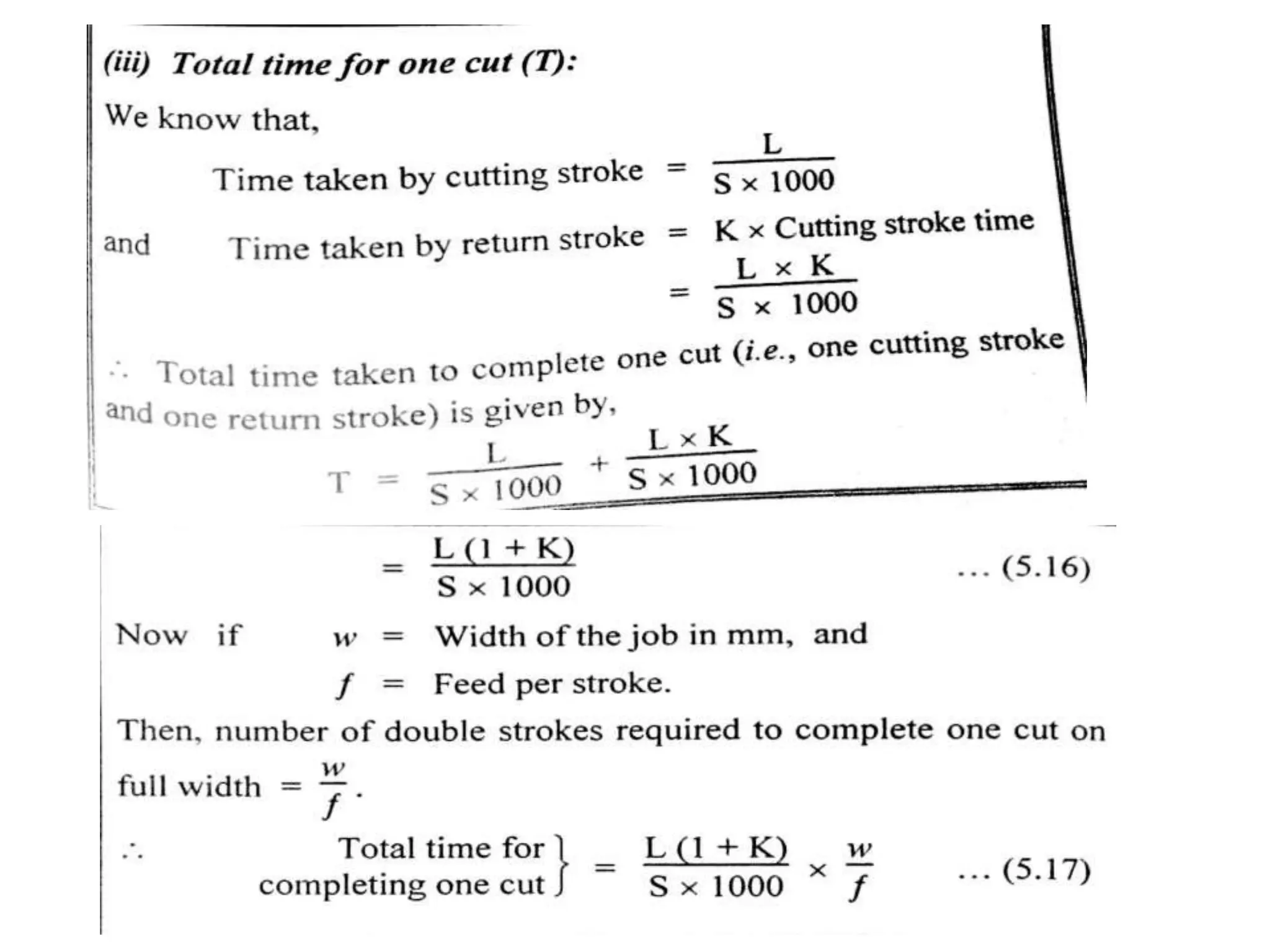 MACHINING TIME CALCULATION | PPTX