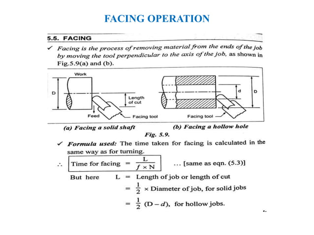 MACHINING TIME CALCULATION | PPTX