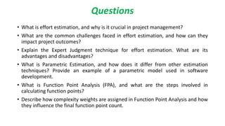 Effort Estimation: Meaning, Problems with Estimation, Basis, Estimation ...