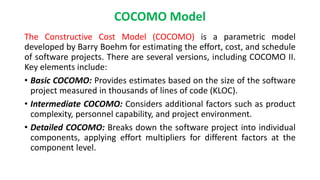 Effort Estimation: Meaning, Problems with Estimation, Basis, Estimation Techniques. Albrecht ...