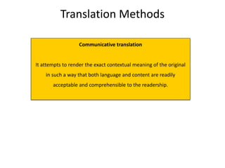 Unit-5.-Translation-Methods-fix.. Bbvvpptx | PPT