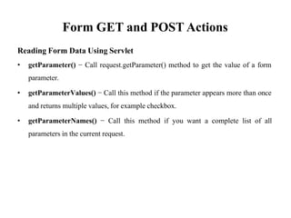 UNIT - 5.pptx Servlets And Database Connectivity | PPTX