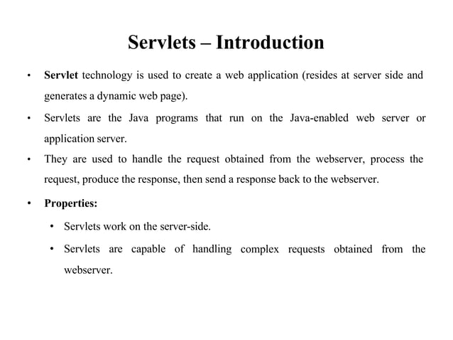 UNIT - 5.pptx Servlets And Database Connectivity | PPT