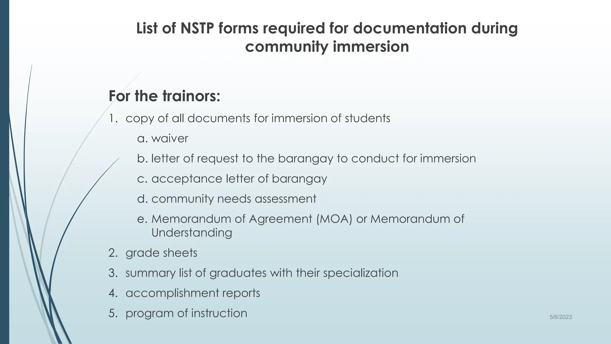 NSTP 2 UNDERSTANDING THE NATIONAL SERVICE TRAINING PROGRAM | PDF