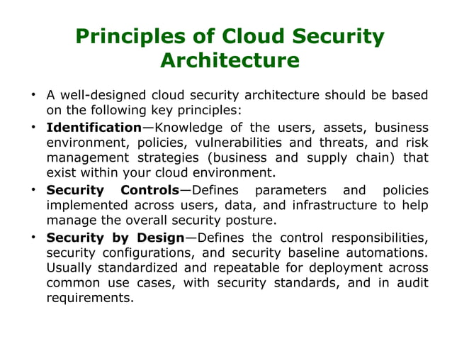 cloud computer security fundamentals Unit-5.pptx | Free Download