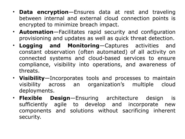 cloud computer security fundamentals Unit-5.pptx | Free Download