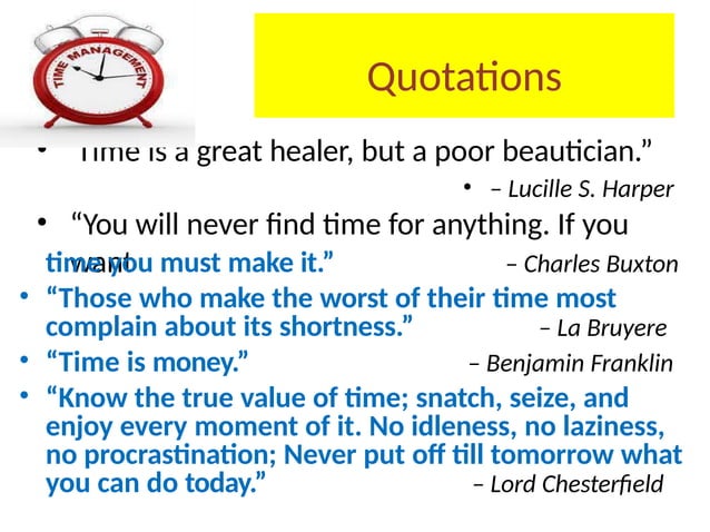 Time management Unit 5 soft skills explanation deep | PPT