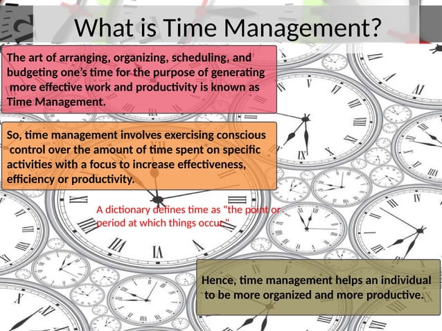 Time management Unit 5 soft skills explanation deep | PPT