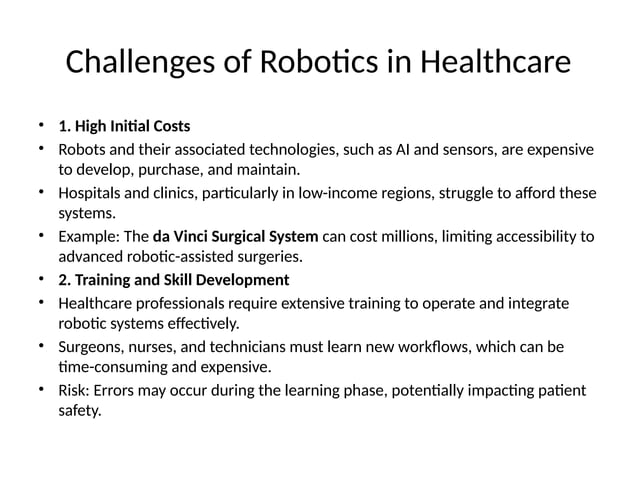 Unit-5.Benefits of Robotics in Healthcare | PPT
