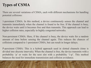 Comprehensive Overview of Medium Access Control in Computer Networks | PPTX