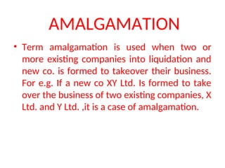 Unit - 5 - Introduction to Amalgamation.ppt