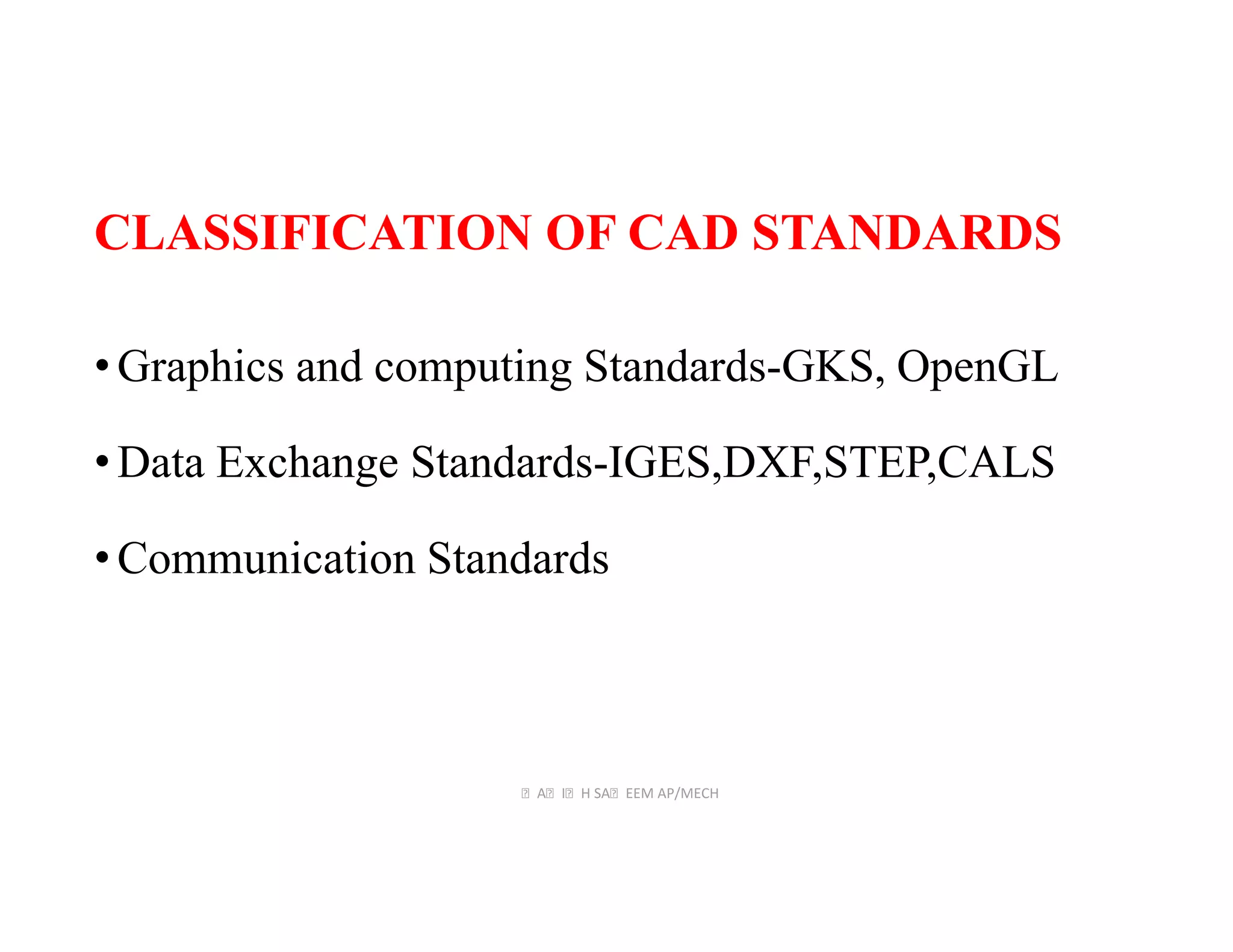 Unit 5-cad standards | PDF