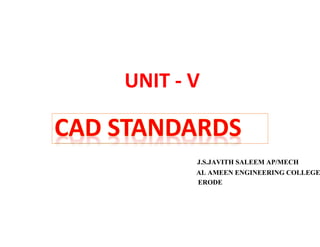 Unit 5-cad standards | PDF