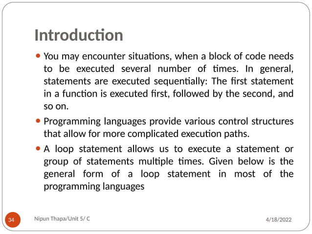 Structured Programming Unit-5-Control-Structure.pptx