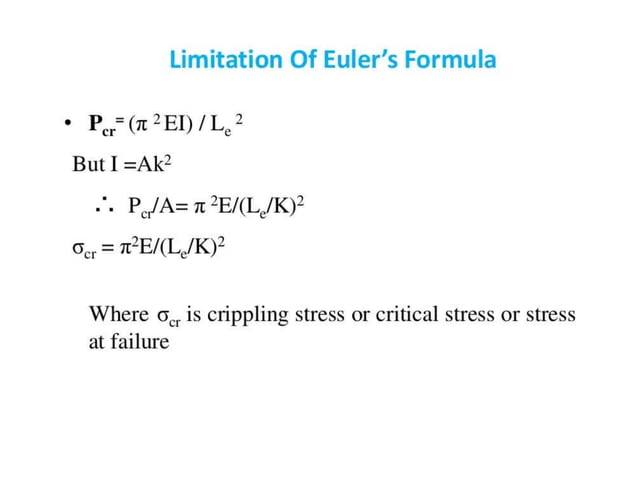 Unit 5 - deflection of beams and columns | PPT