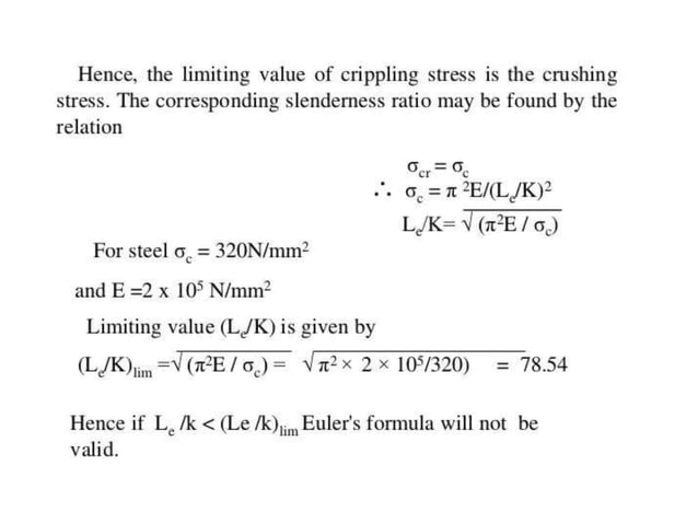 Unit 5 - deflection of beams and columns | PPTX