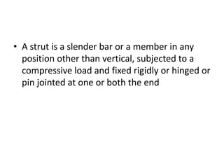 Unit 5 - deflection of beams and columns | PPTX