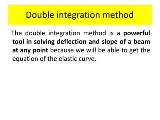 Unit 5 - deflection of beams and columns | PPTX