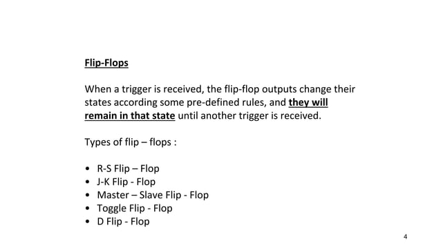 Flip Flop | Counters & Registers | Computer Fundamental and ...
