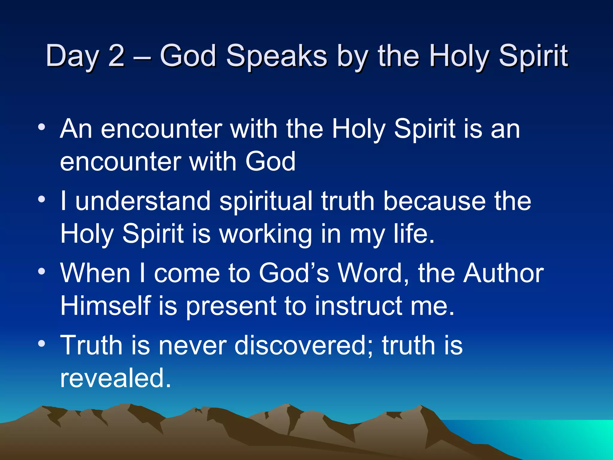 Unit 5 – God Speaks, Part I | PPT
