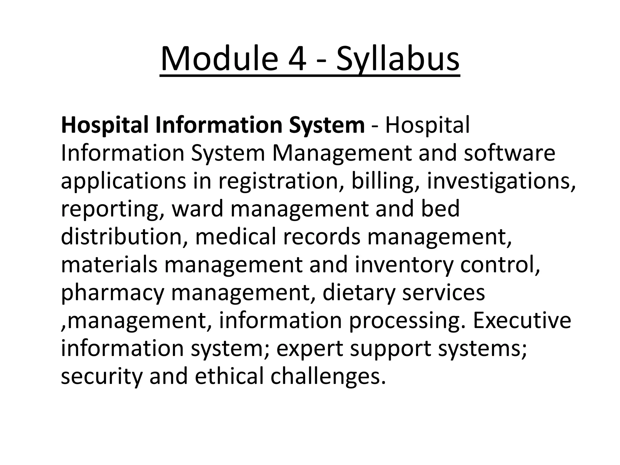 Hospital Information Systems.pptx | Healthcare Industry | Industries