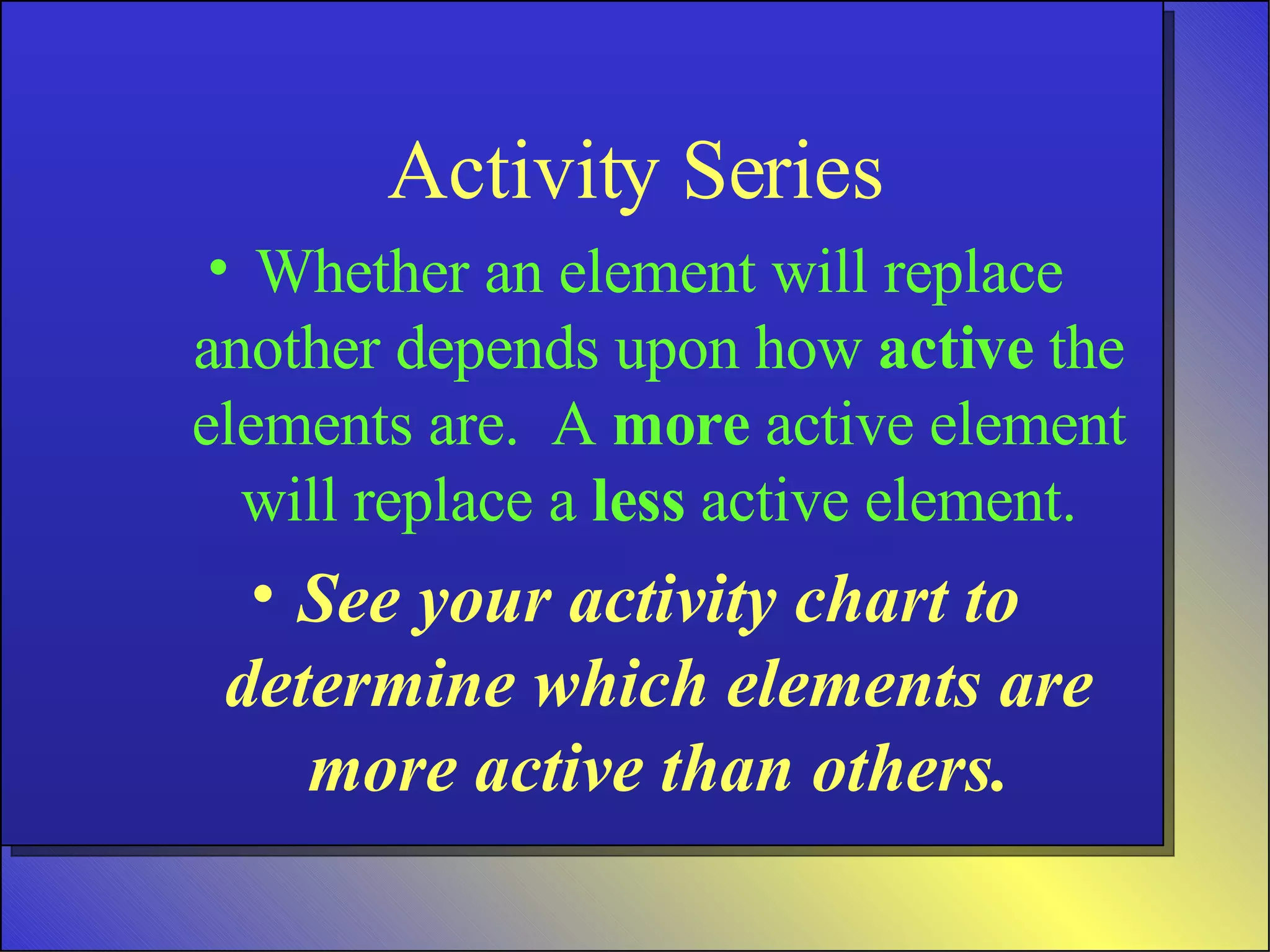 Unit 5 Part 2 Types Of Chemical Reactions | PPT