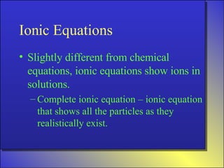 Unit 5 Part 3 Aqueous Solutions | PPT