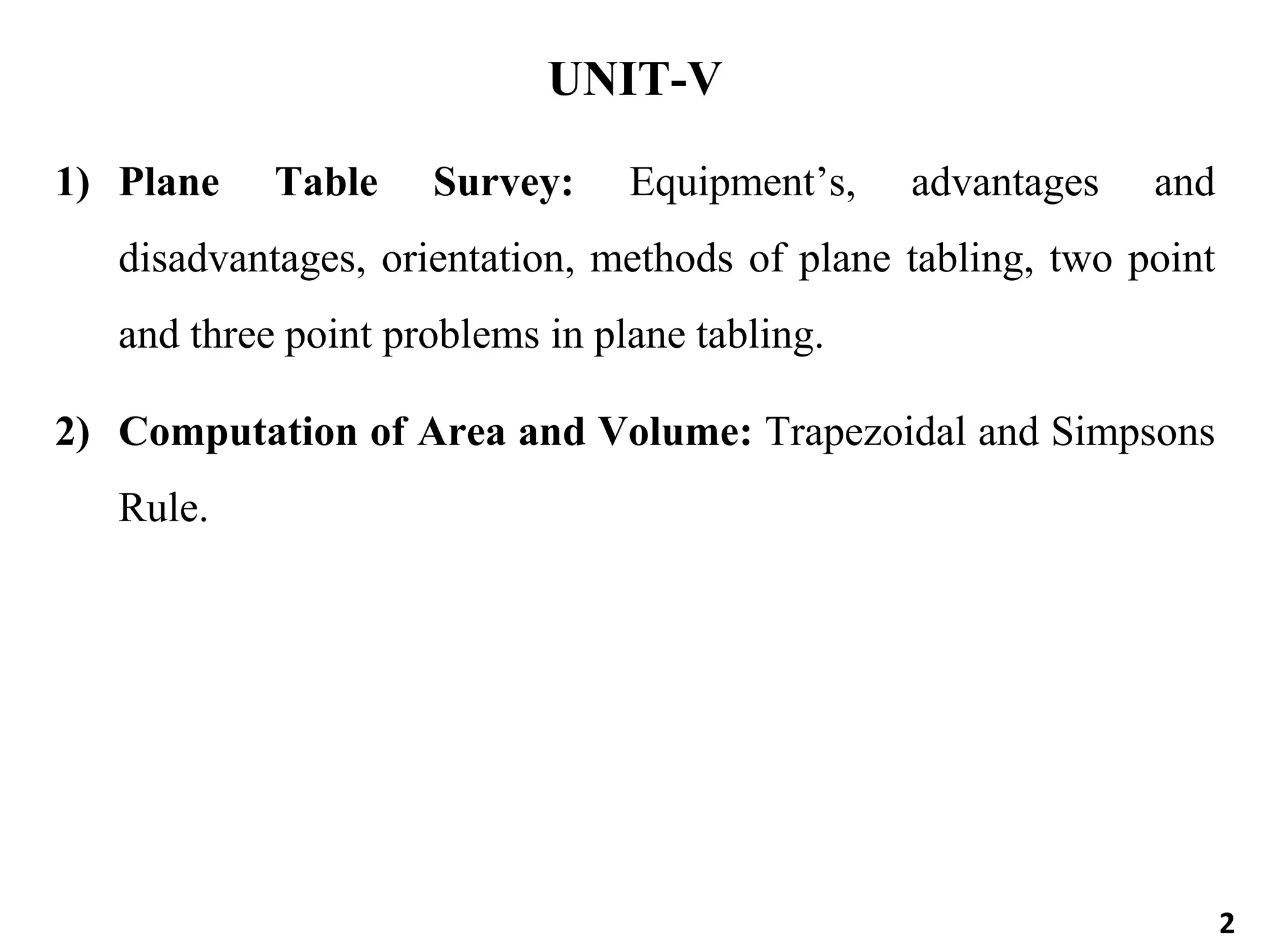 unit-5-plane-table-survey-orientation-radiation-intersection-traversing ...