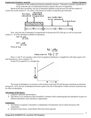 Unit 5-surfacechemistry | PDF