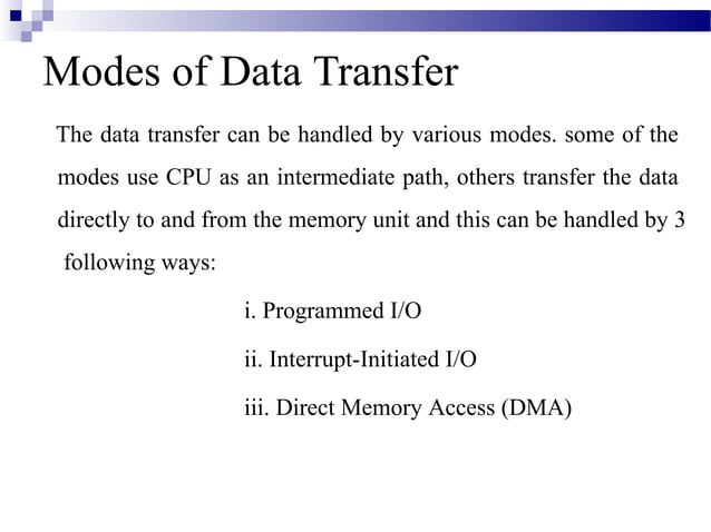 Input Output Organization Computer Organization Ppt