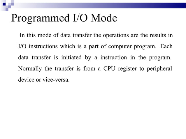 Input output organization computer organization | PPT