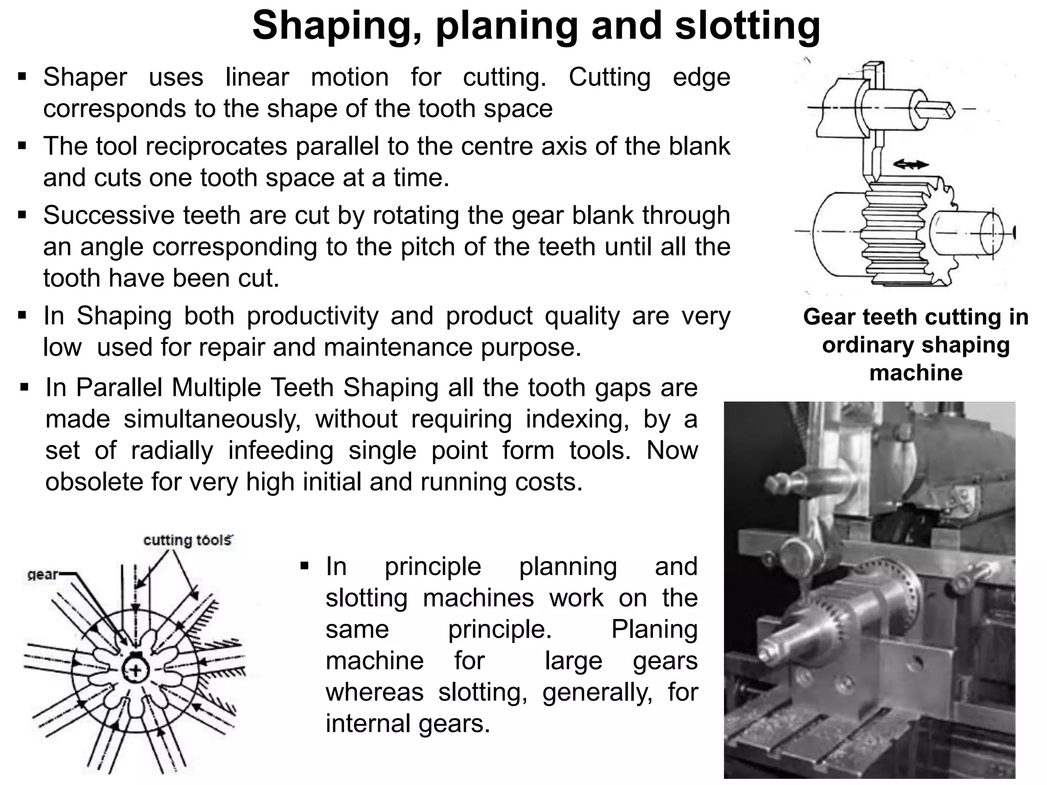 Unit 5A Gear Manufacturing Methods | PPTX