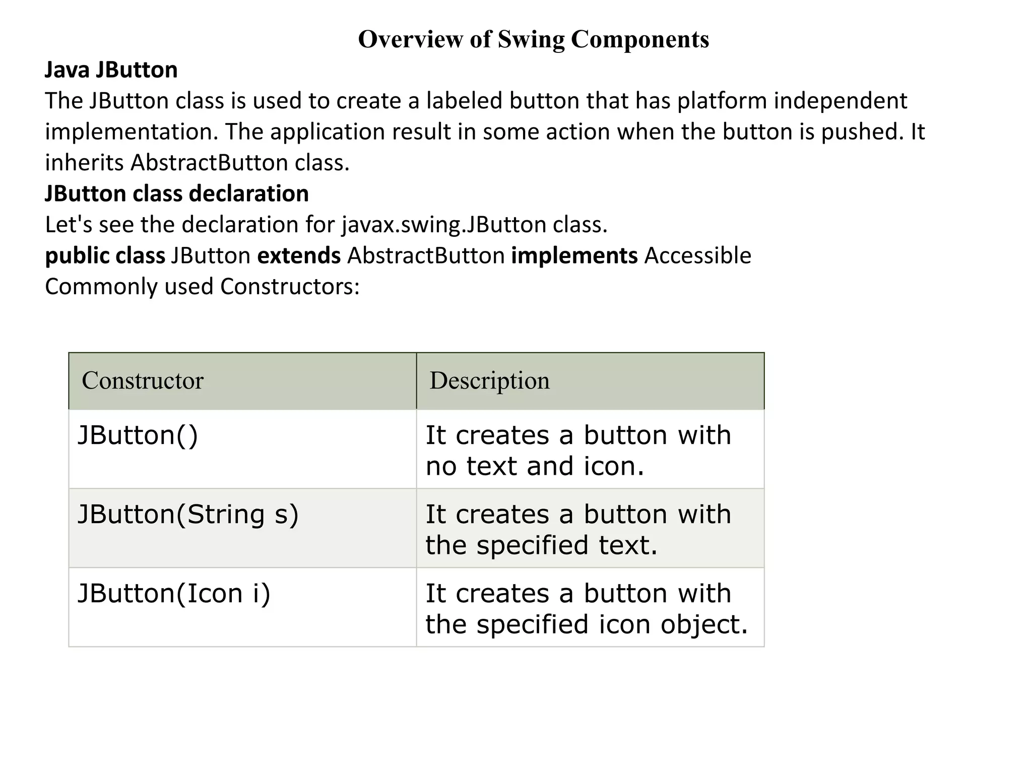 Awt Swing Layout Managers Pptx Programming Languages Computing