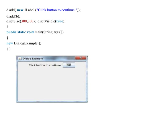 Awt Swing Layout Managers Pptx Programming Languages Computing