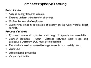 Unit 5B High Velocity Forming Methods | PPTX