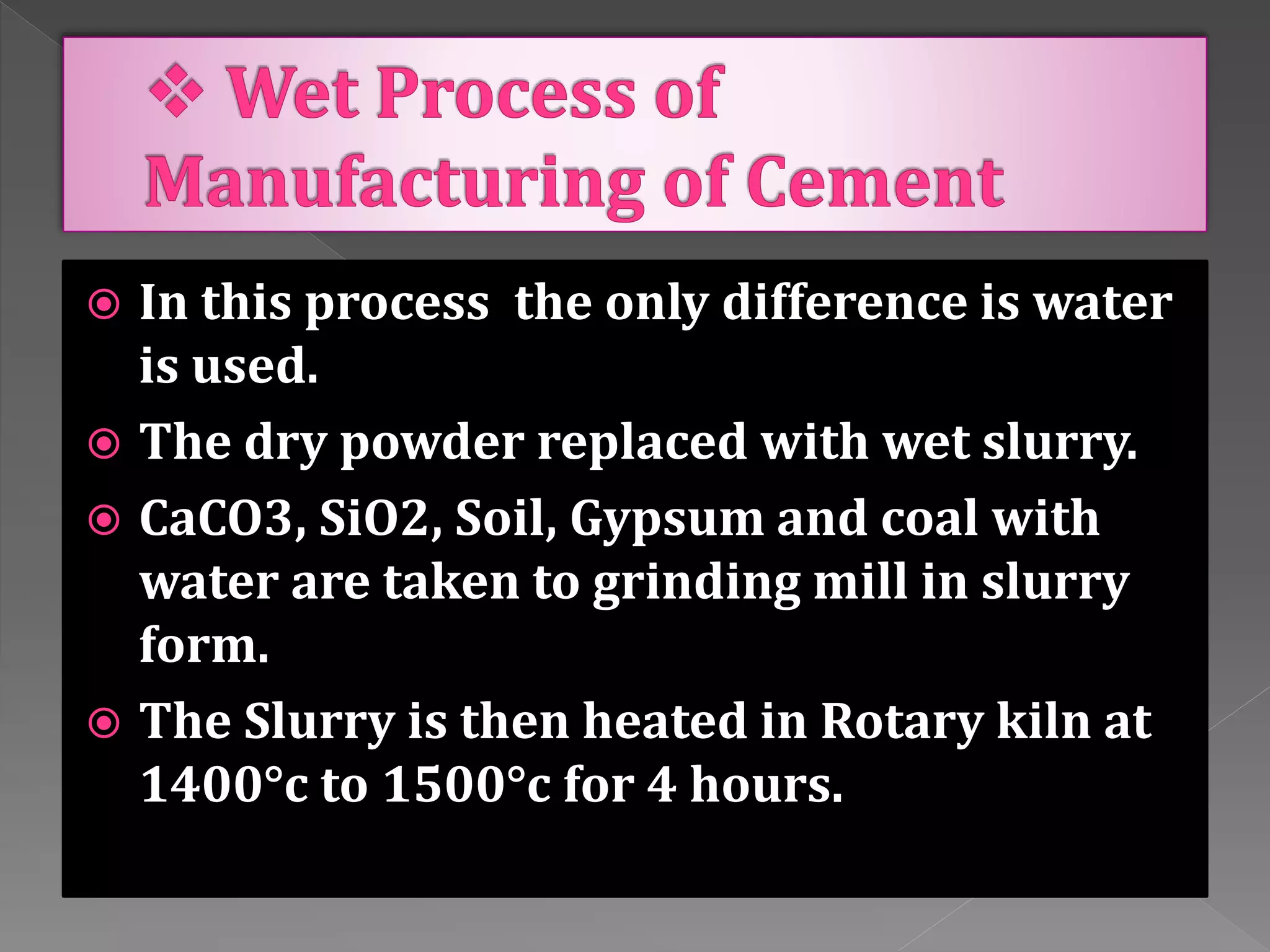 Cement, Glass & Refractories | PPTX