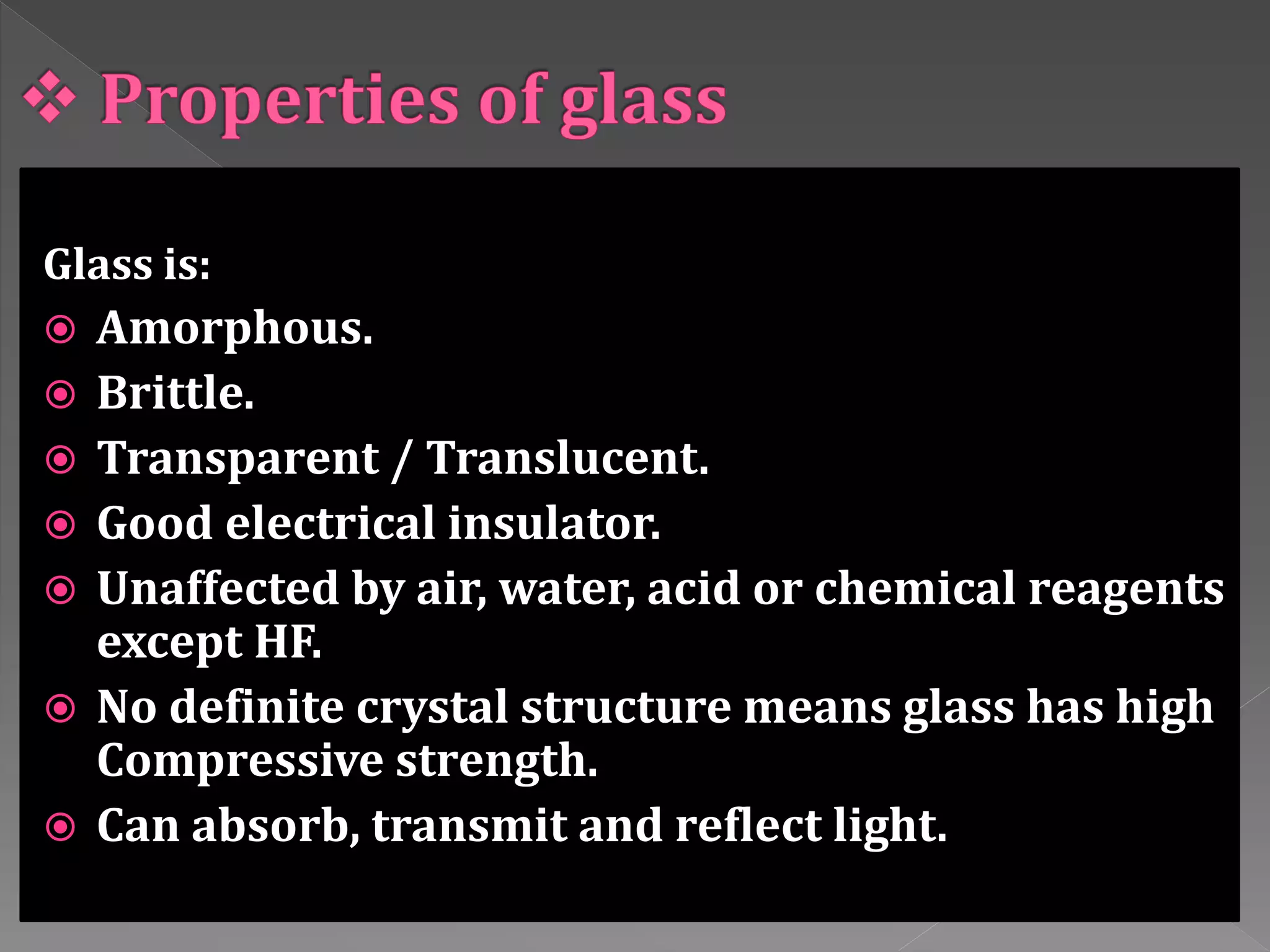 Cement, Glass & Refractories | PPTX