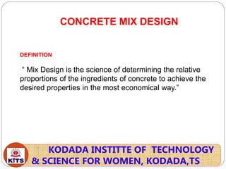unit -5 CT -design mix.ppt