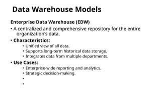 Data Warehouse Introduction to Data Warehouse | PPT