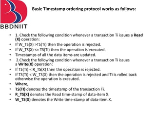 Unit 5 dbms | PPTX