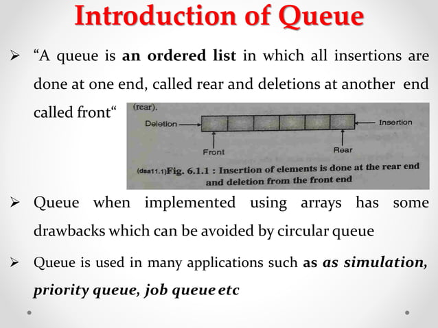 Unit 5 dsa QUEUE | PPT | Free Download