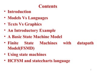 UNIT-5 ESD state machines and concurrent process models | PPT